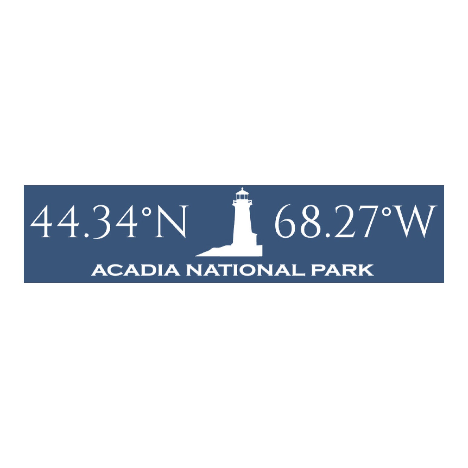 Acadia National Park Coordinates Handcrafted Wooden Sign, National ...