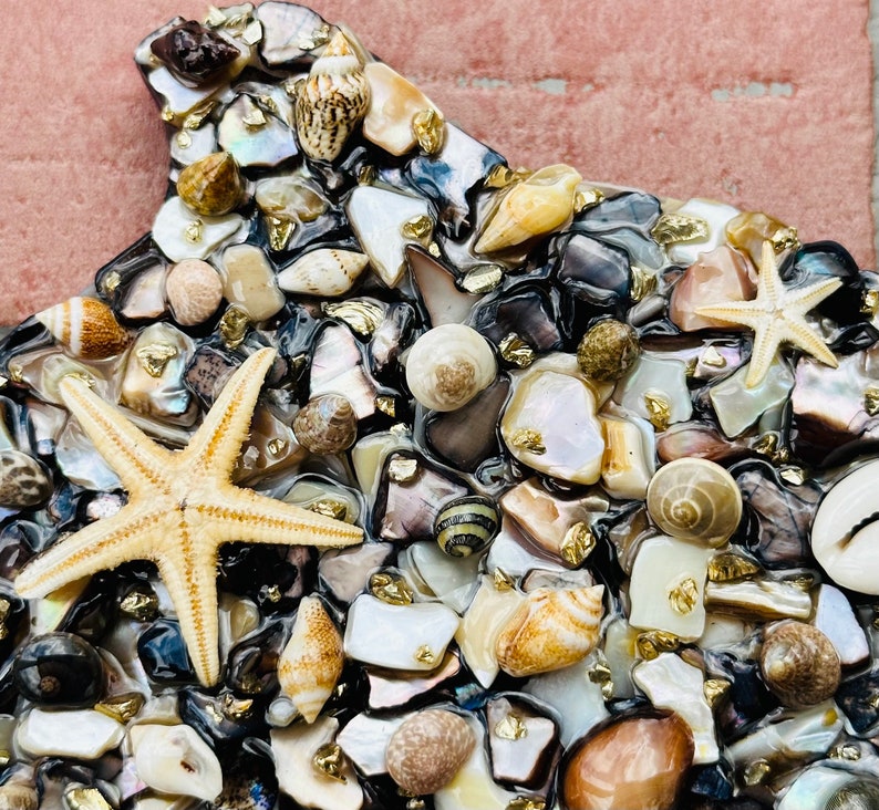 Prussian Blue DOLPHIN (seashell): Resin Art - Etsy