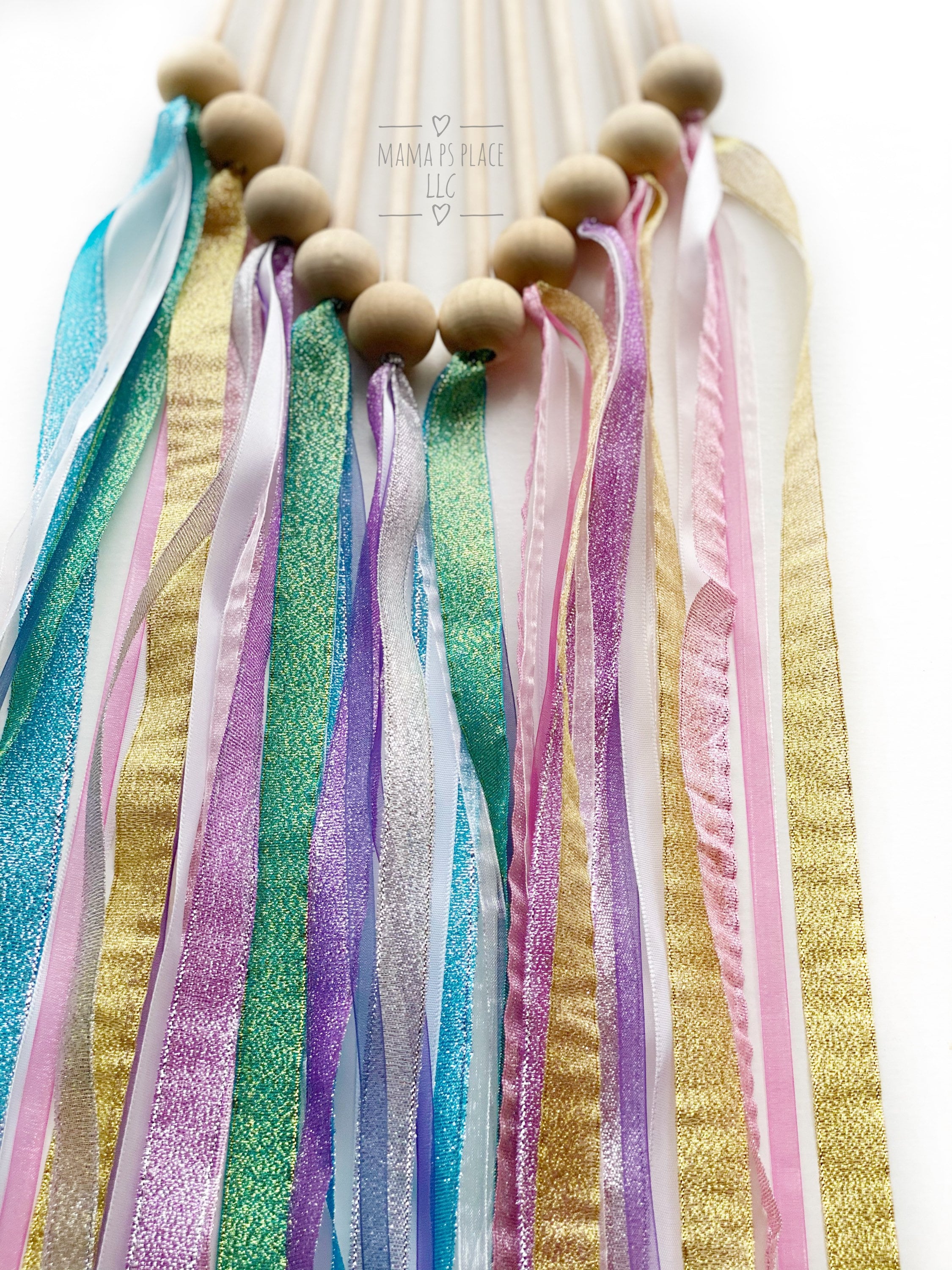 Ribbon Wand / Magic Wand / Fairy Princess / Montessori / - Etsy Australia