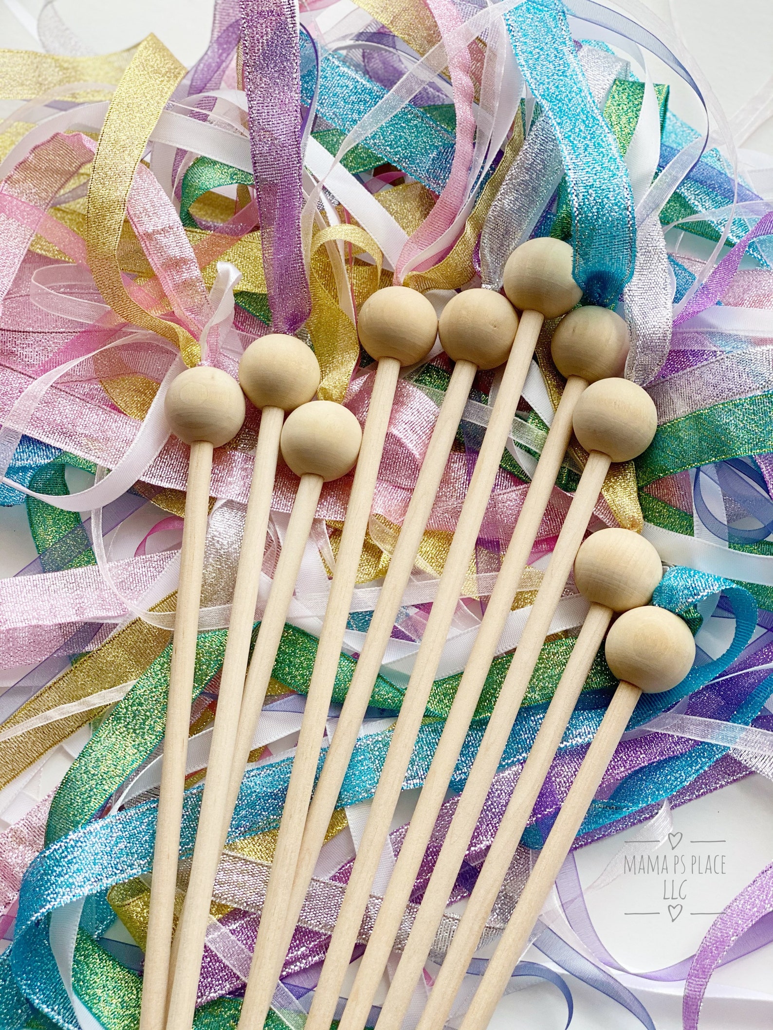 Ribbon Wand / Magic Wand / Fairy Princess / Montessori / - Etsy Australia