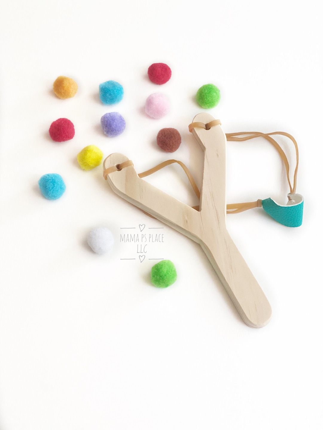 Kids Sling Shot / Wood Sling Shot With Ammo / Kids Play / Slingshot ...