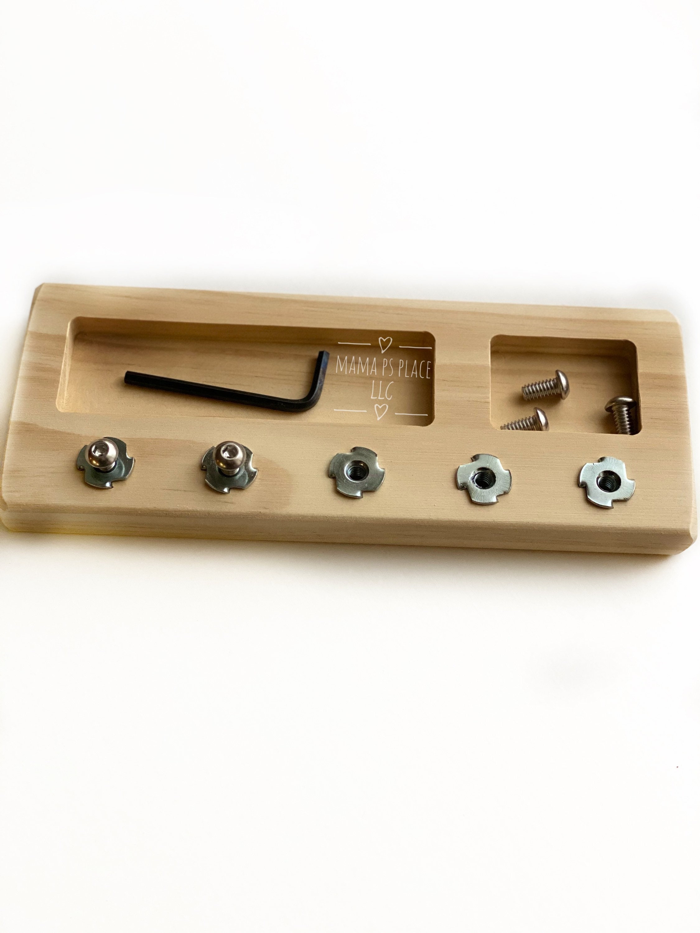 Montessori Screw Board / Toy Screw Board / Life Skills / Educational ...