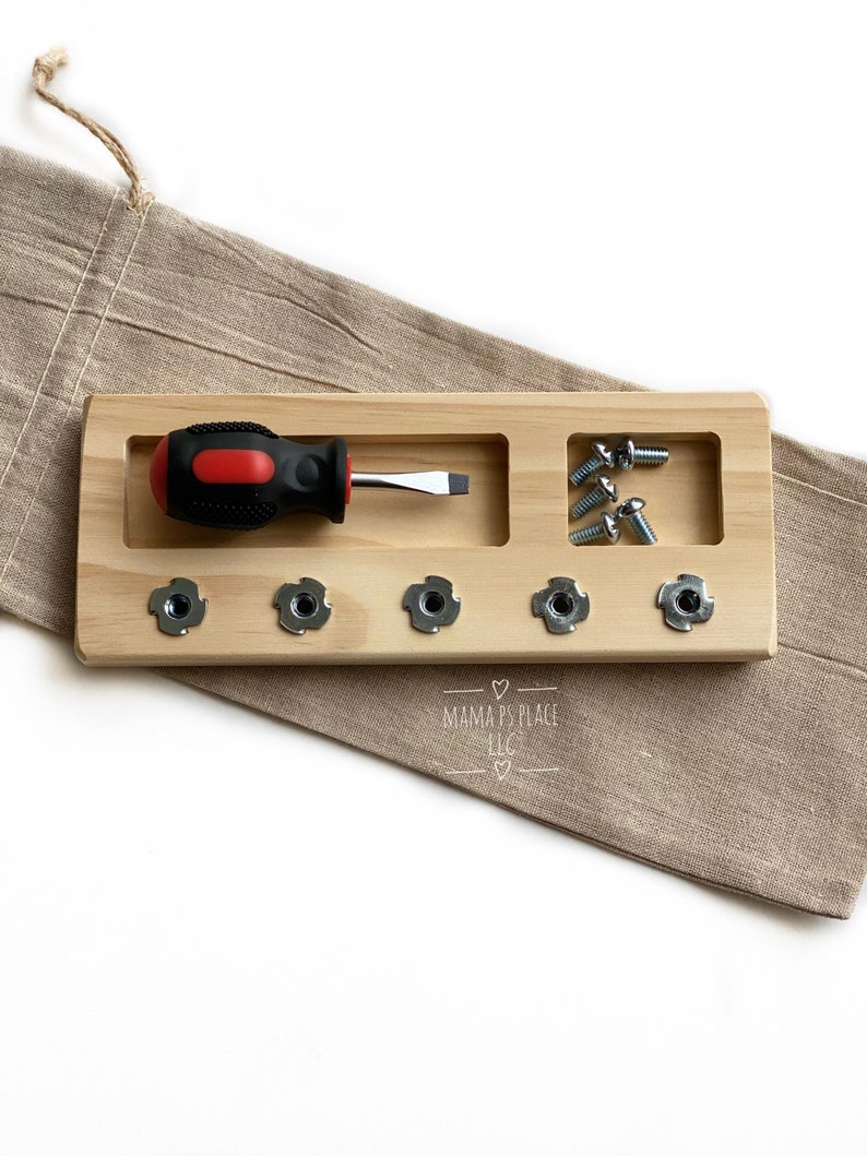 Montessori Screw Board / Toy Screw Board / Life Skills / - Etsy Canada