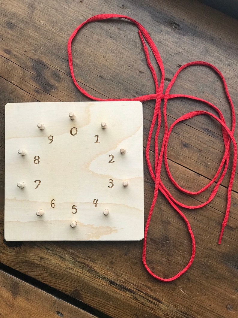 Skip Counting / Board Game / Peg Board / Montessori / Learning | Etsy