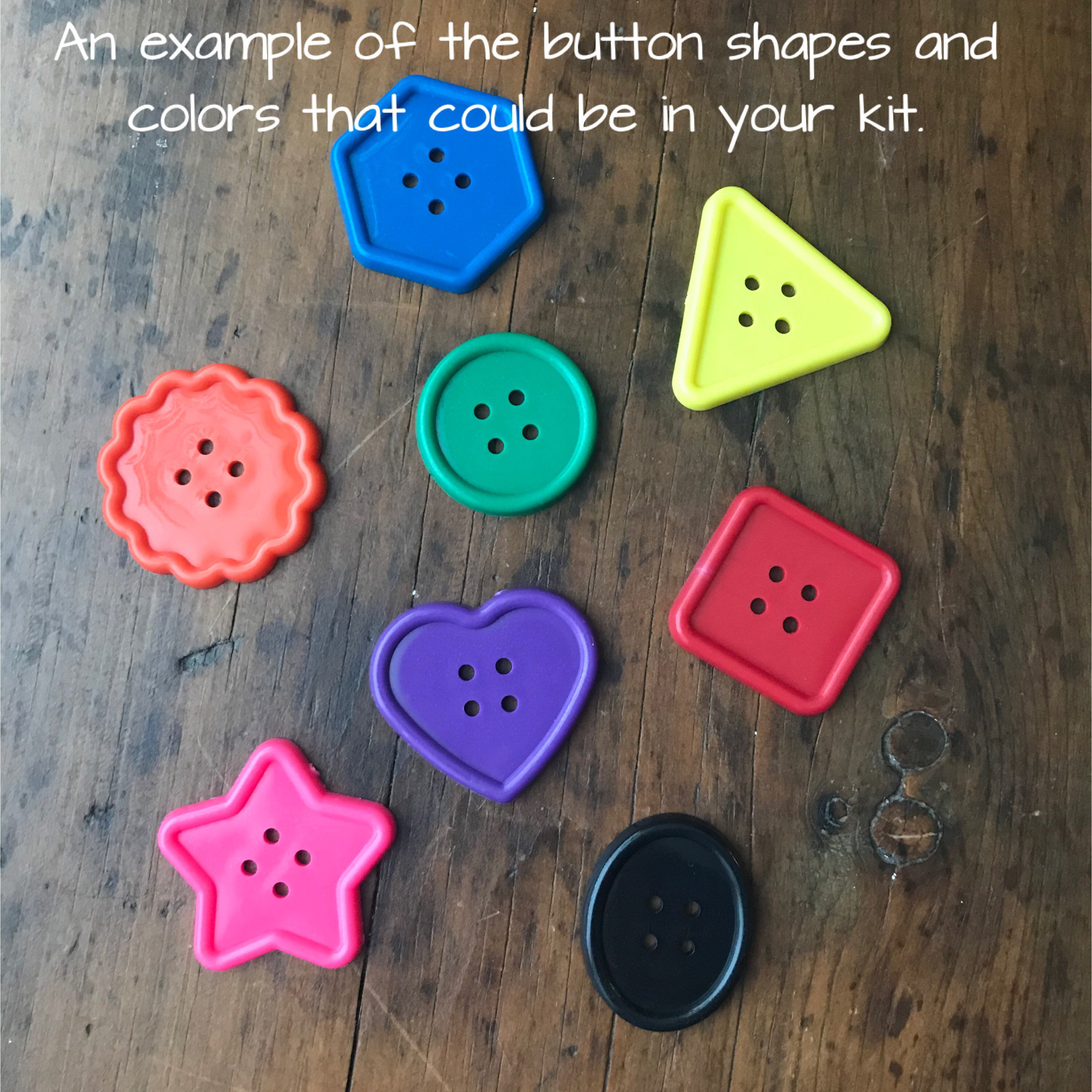 Kids Sewing Kit / Buttons / Button Kit / Learn To Sew / Sewing | Etsy