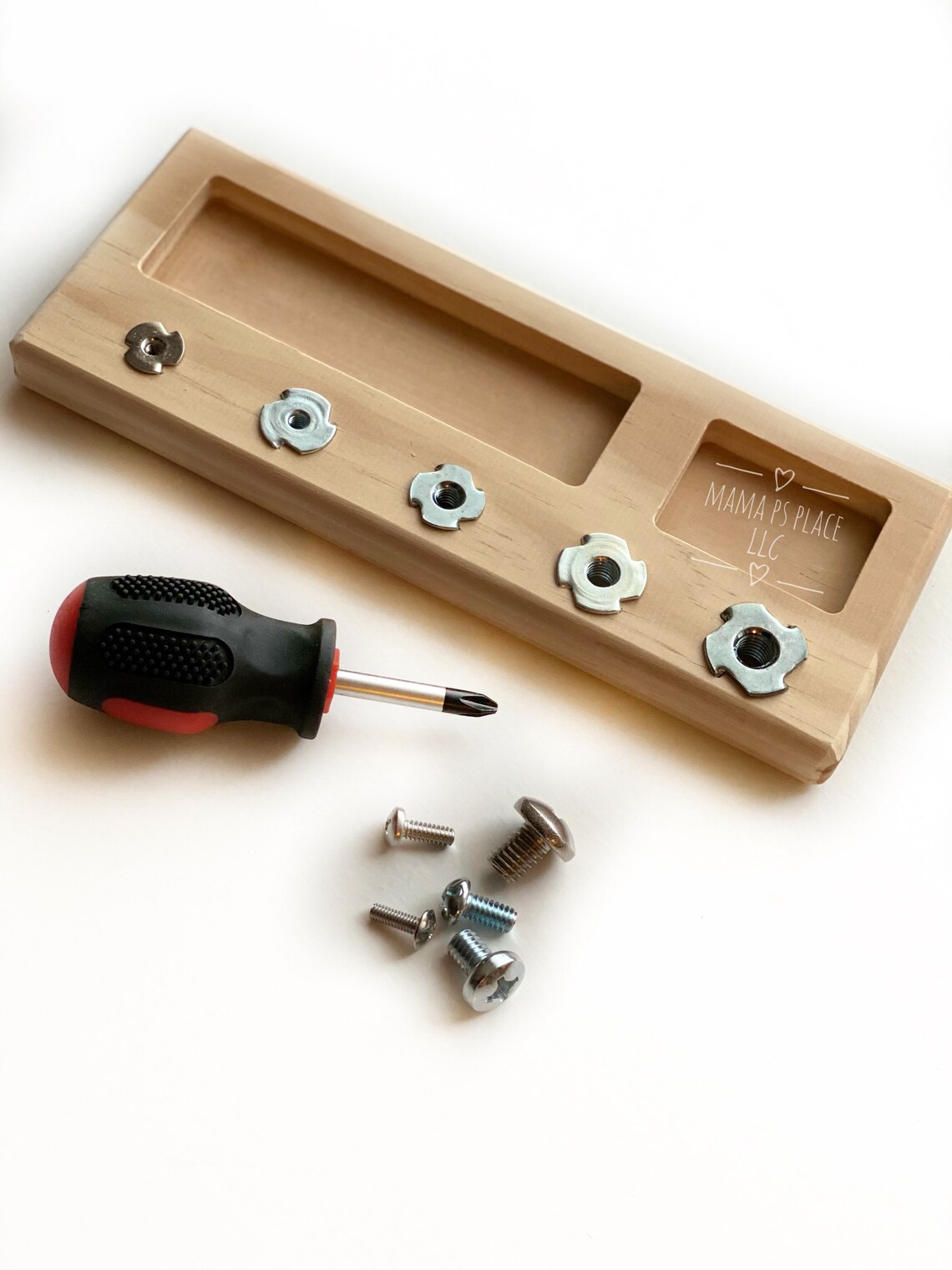 Graded Montessori Screw Board / Toy Screw Board / Development - Etsy