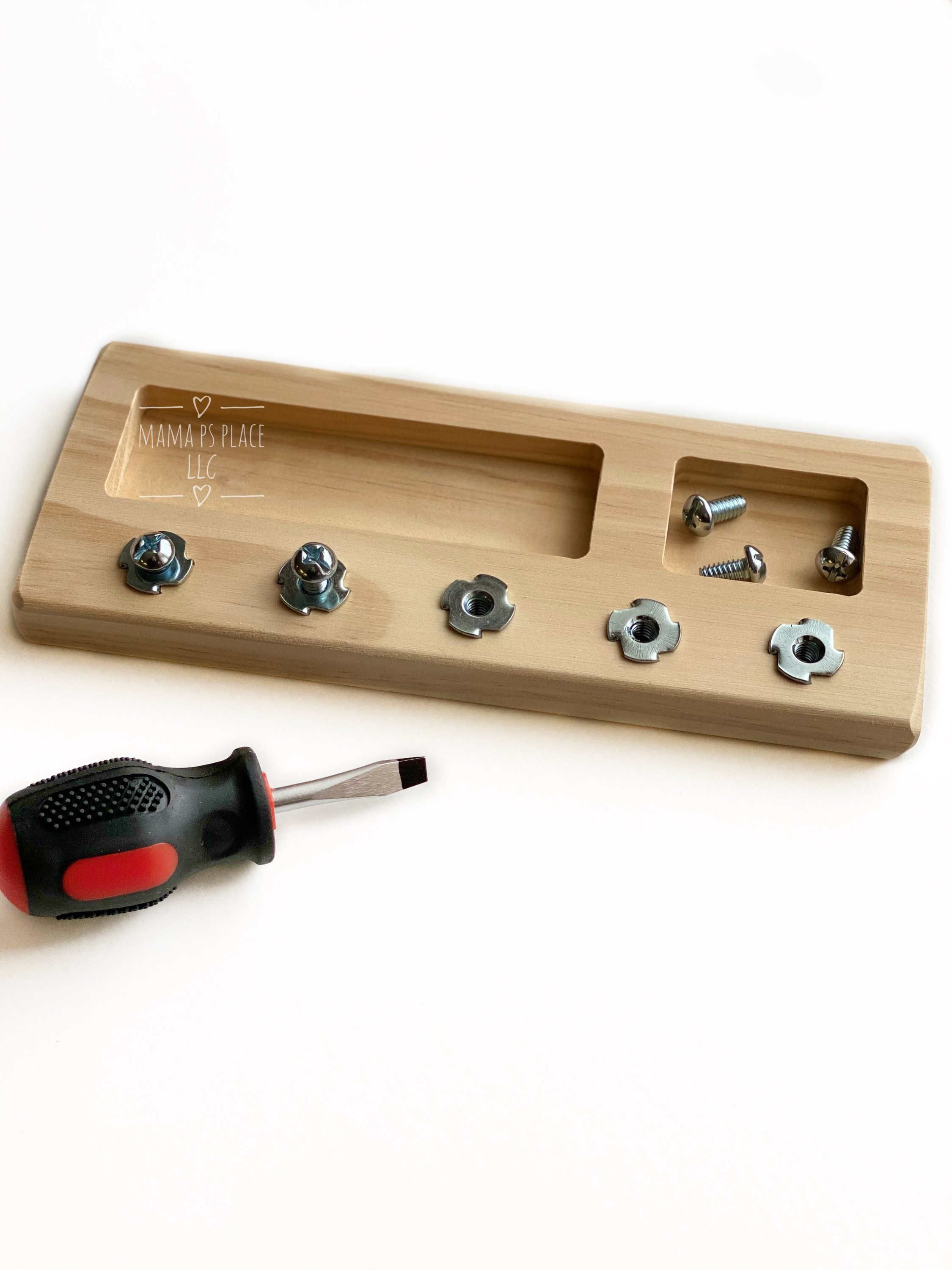 Montessori Screw Board / Toy Screw Board / Life Skills / - Etsy UK