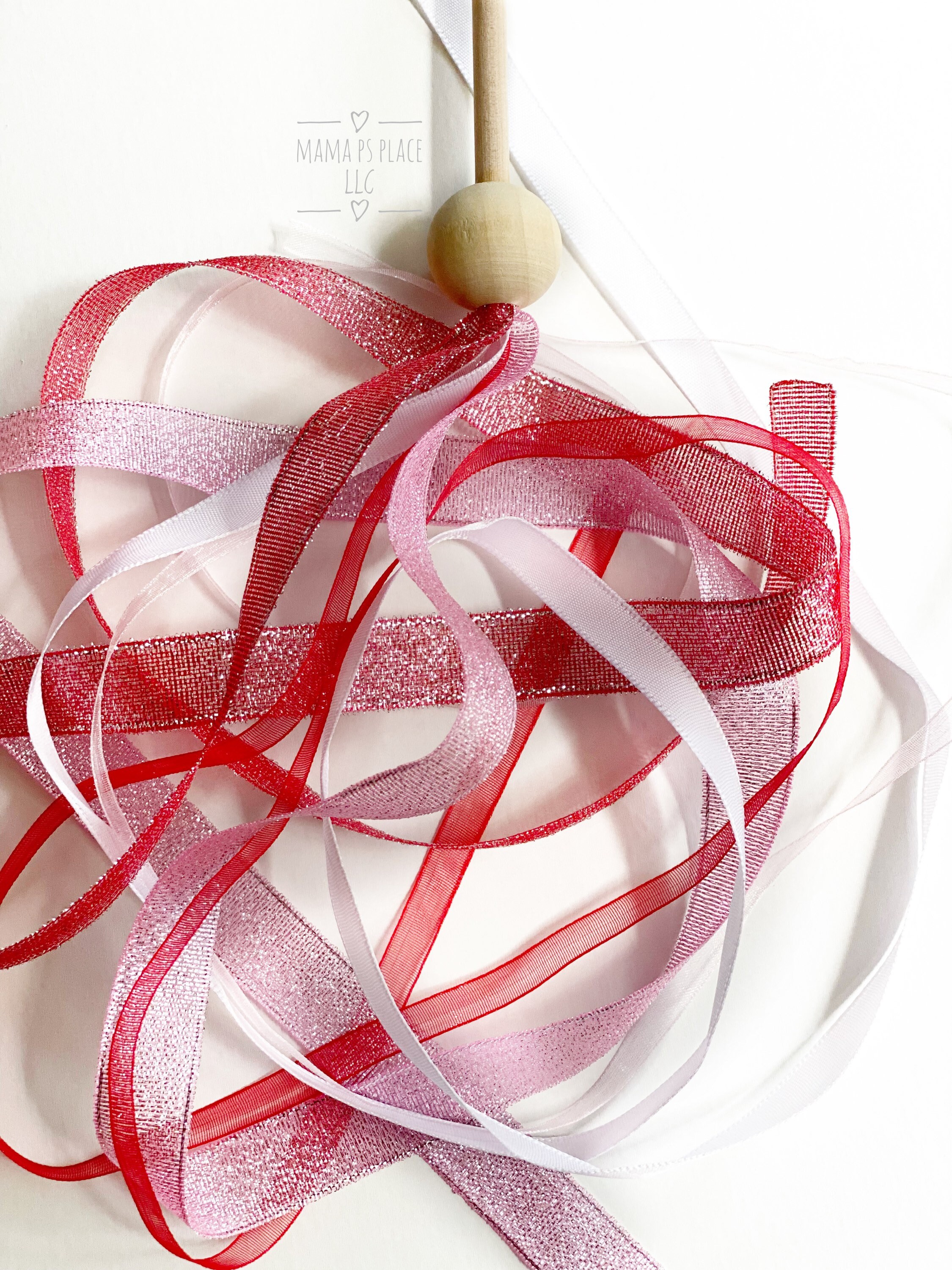 Valentine Ribbon Wand / Magic Wand / Fairy Princess / - Etsy