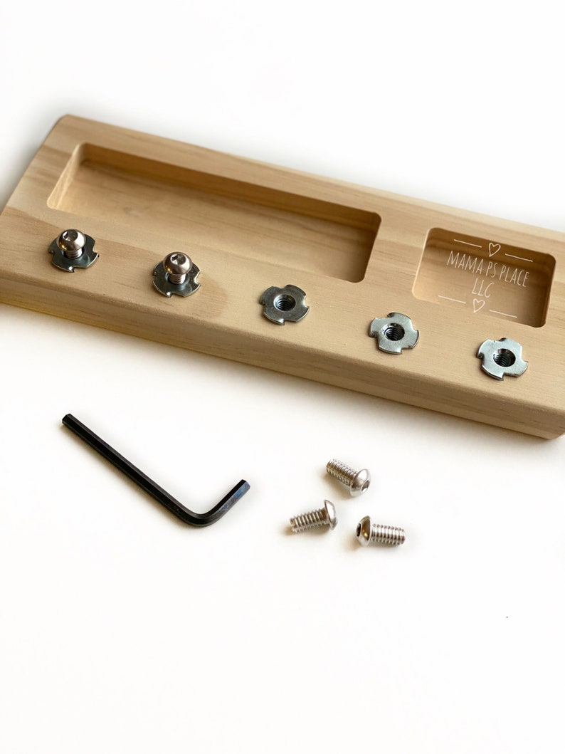 Montessori Screw Board / Toy Screw Board / Life Skills / - Etsy Australia