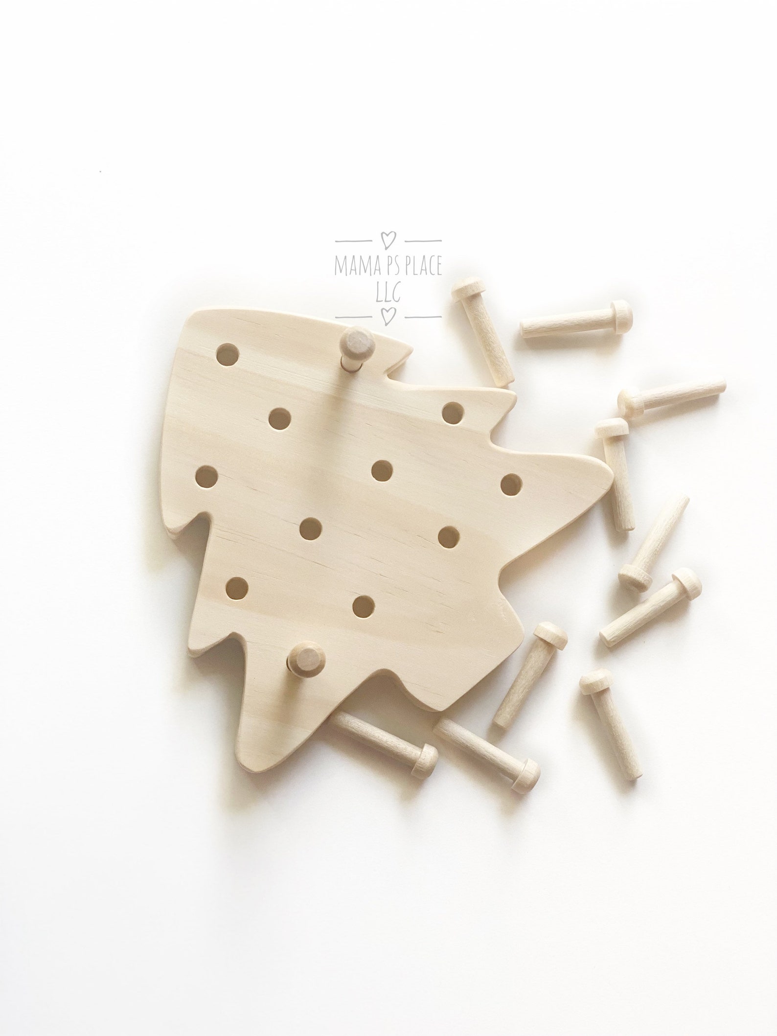 Pumpkin Peg Puzzle / Wooden Peg Board Game / Halloween / Learning Toy ...
