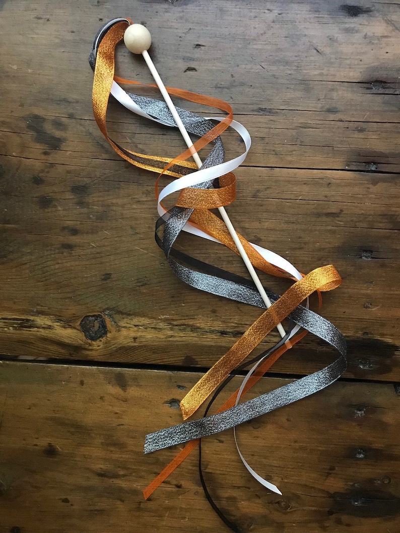 Halloween Ribbon Wand / Magic Wand / Fairy Princess / Trick or | Etsy