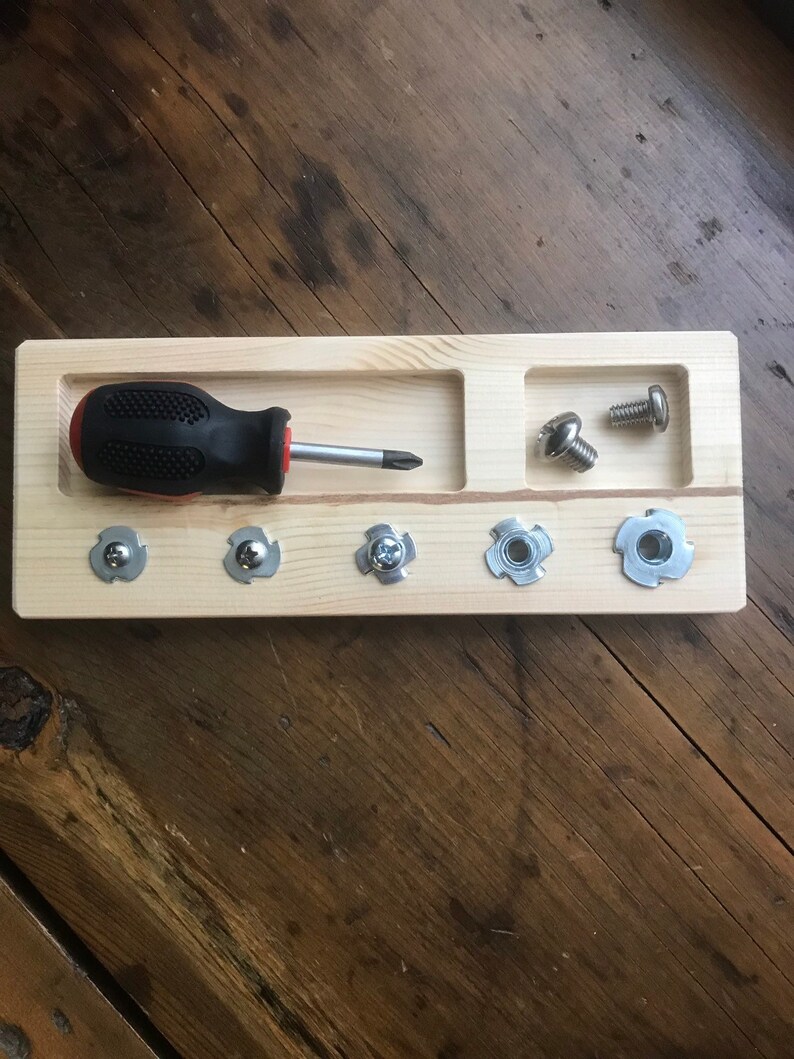 Montessori Screw Board / Toy Screw Board / Life Skills / | Etsy