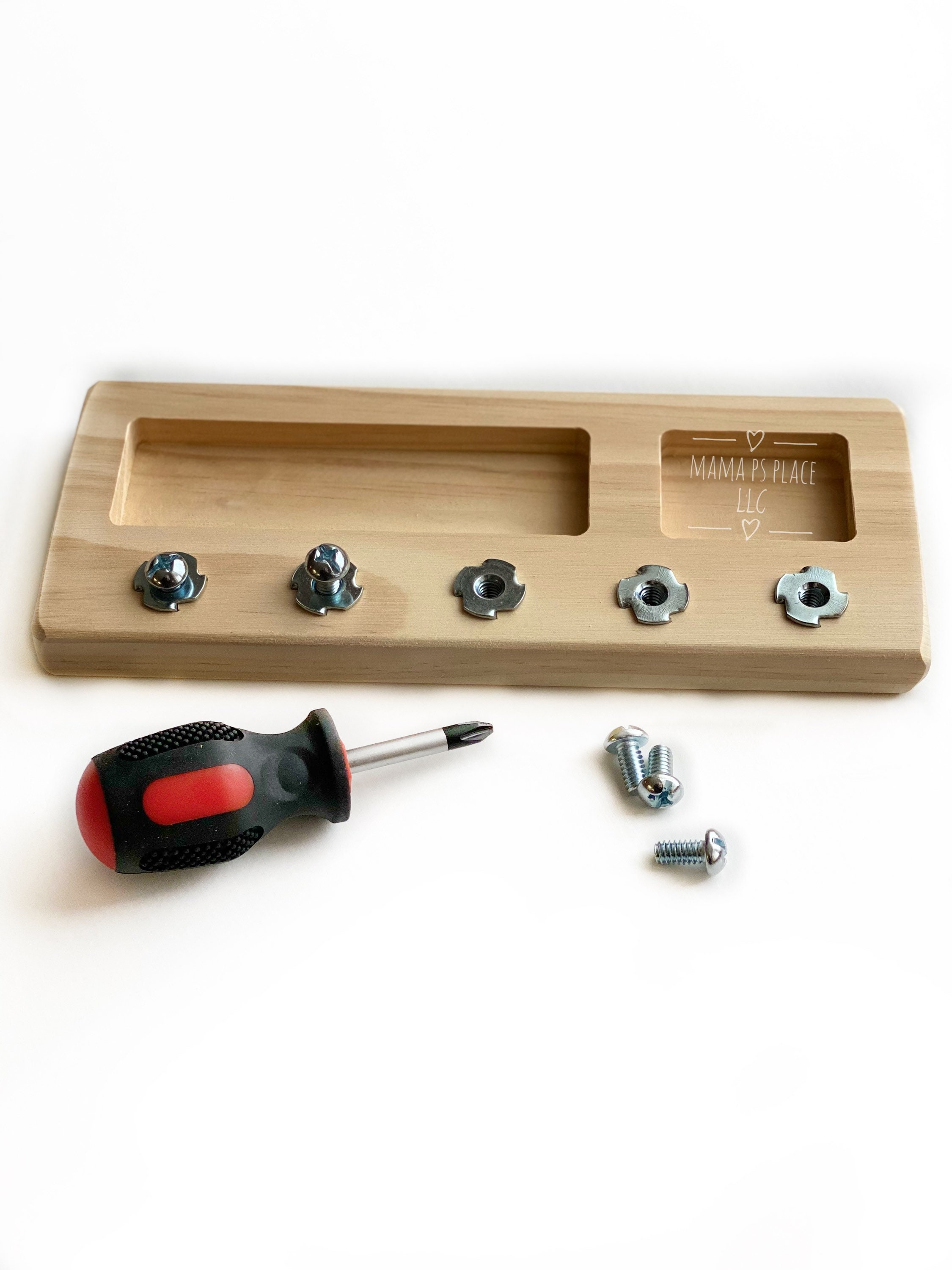 Montessori Screw Board / Toy Screw Board / Life Skills / - Etsy Israel