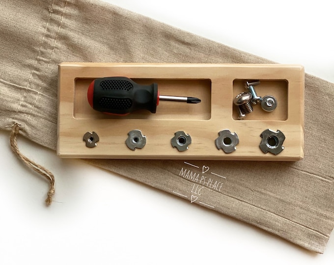 Wing Nut Game / Nuts and Bolts Game / Fastener Toy / - Etsy