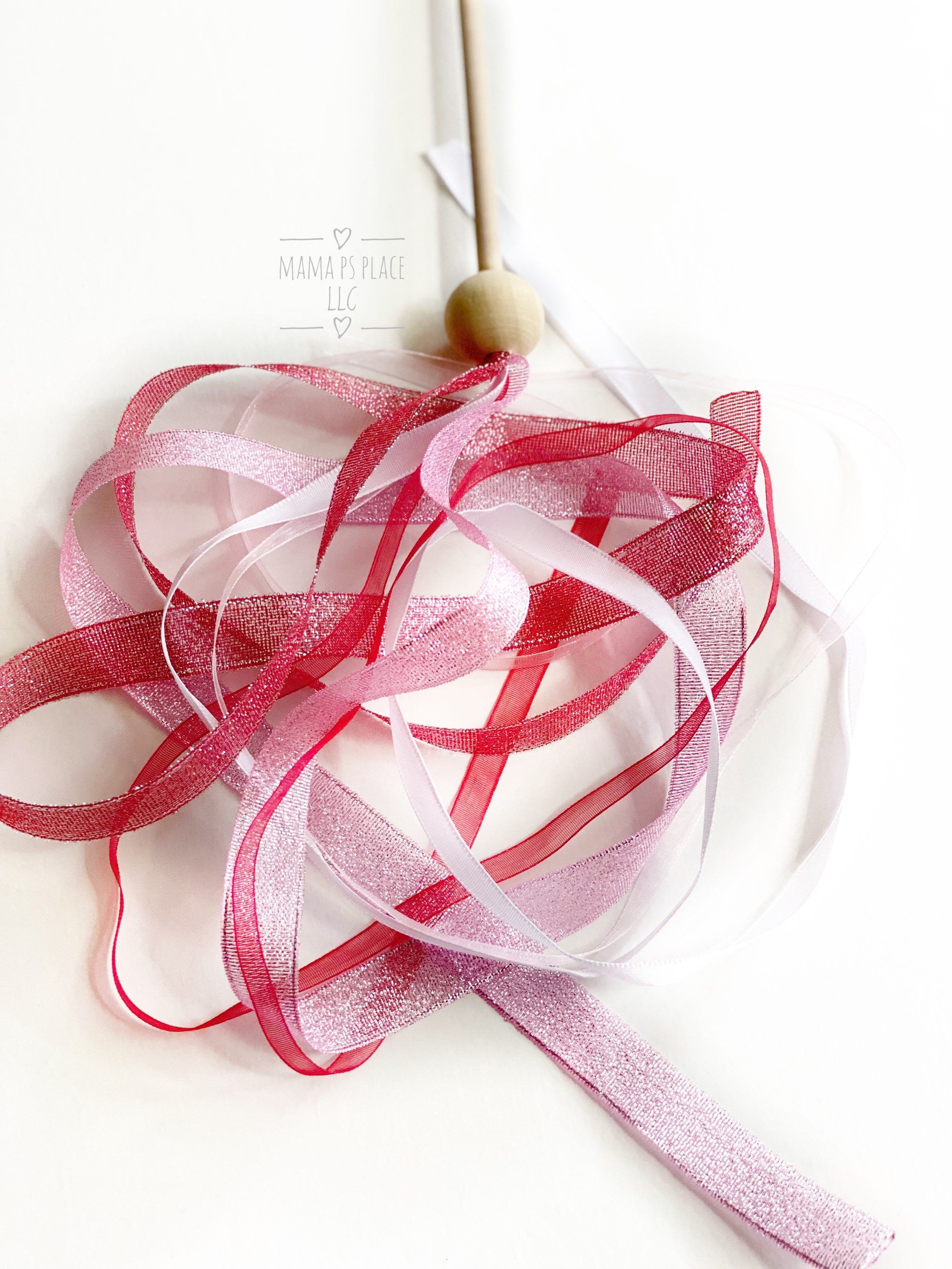 Valentine Ribbon Wand / Magic Wand / Fairy Princess / - Etsy