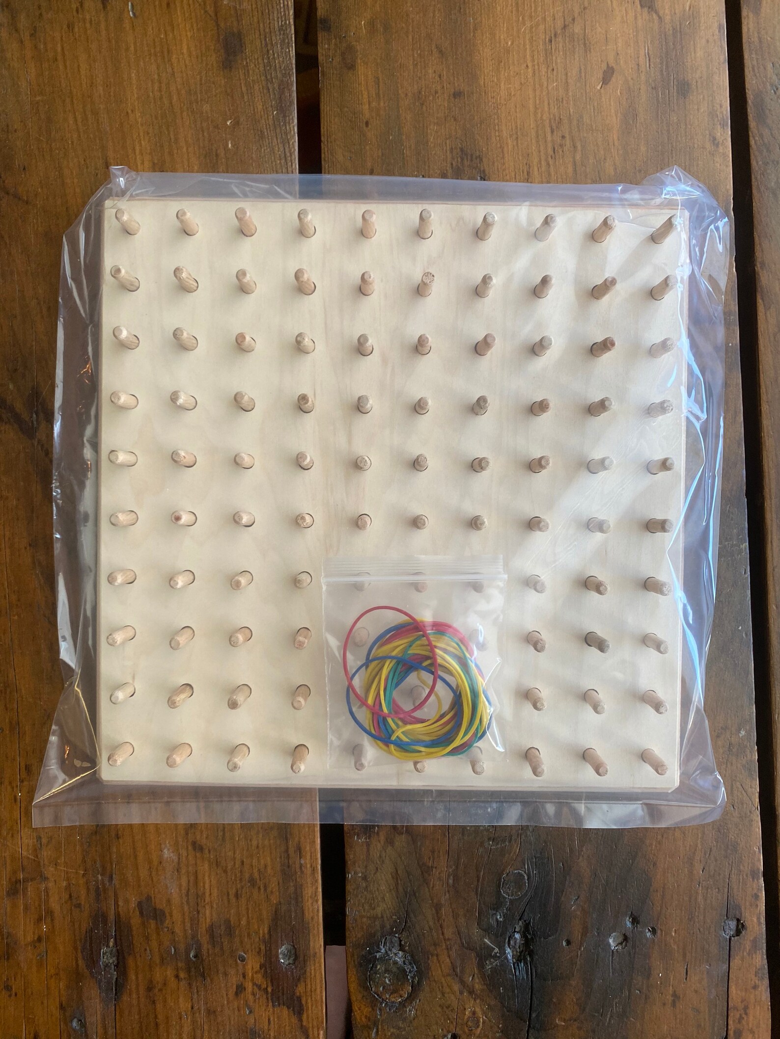 Big Geoboard / Large / Wooden Peg Board / Montessori / | Etsy