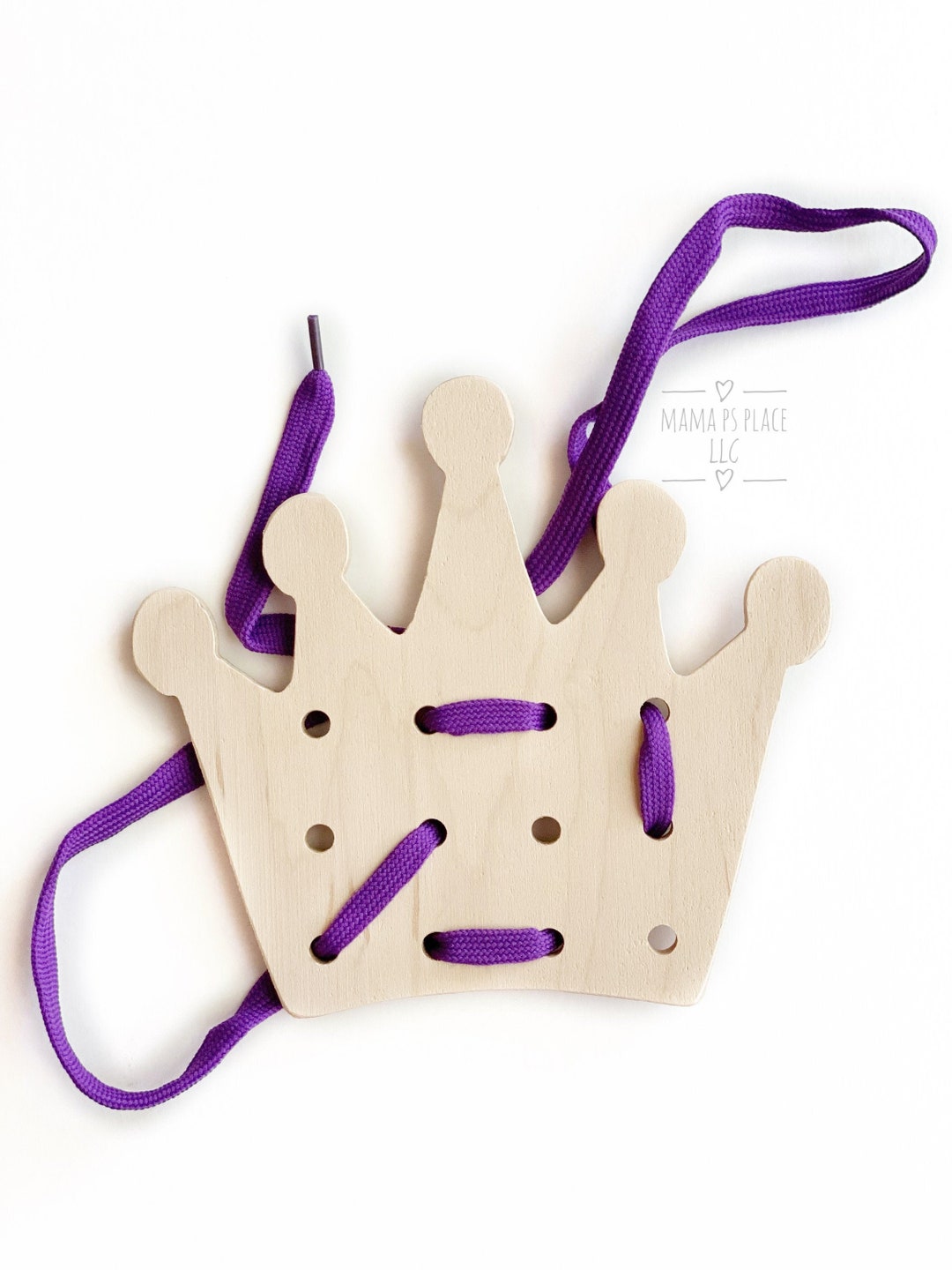 Crown / Lacing Board / Toddler Busy Board / Montessori Toy / Waldorf ...