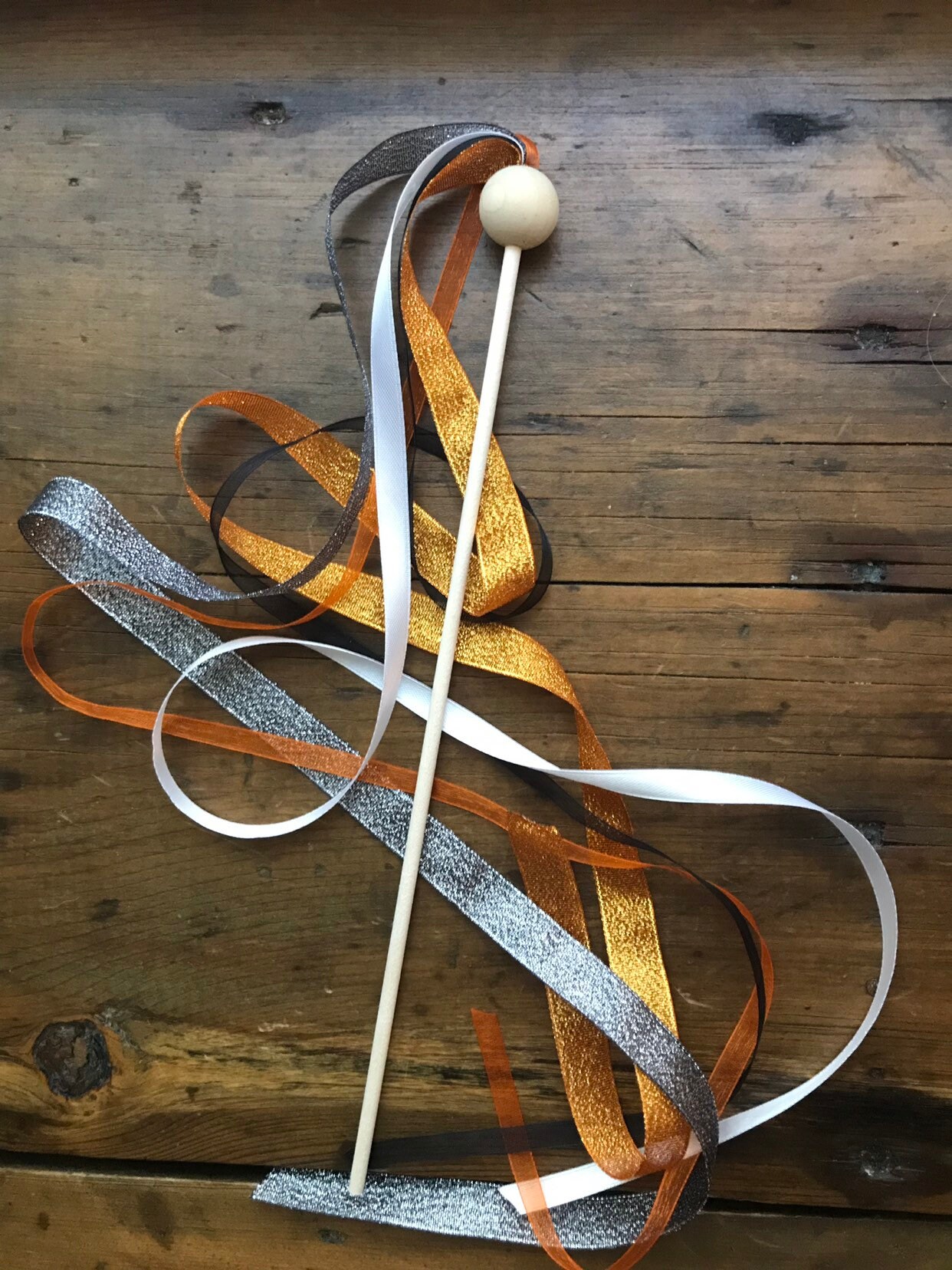 Halloween Ribbon Wand / Magic Wand / Fairy Princess / Trick or | Etsy