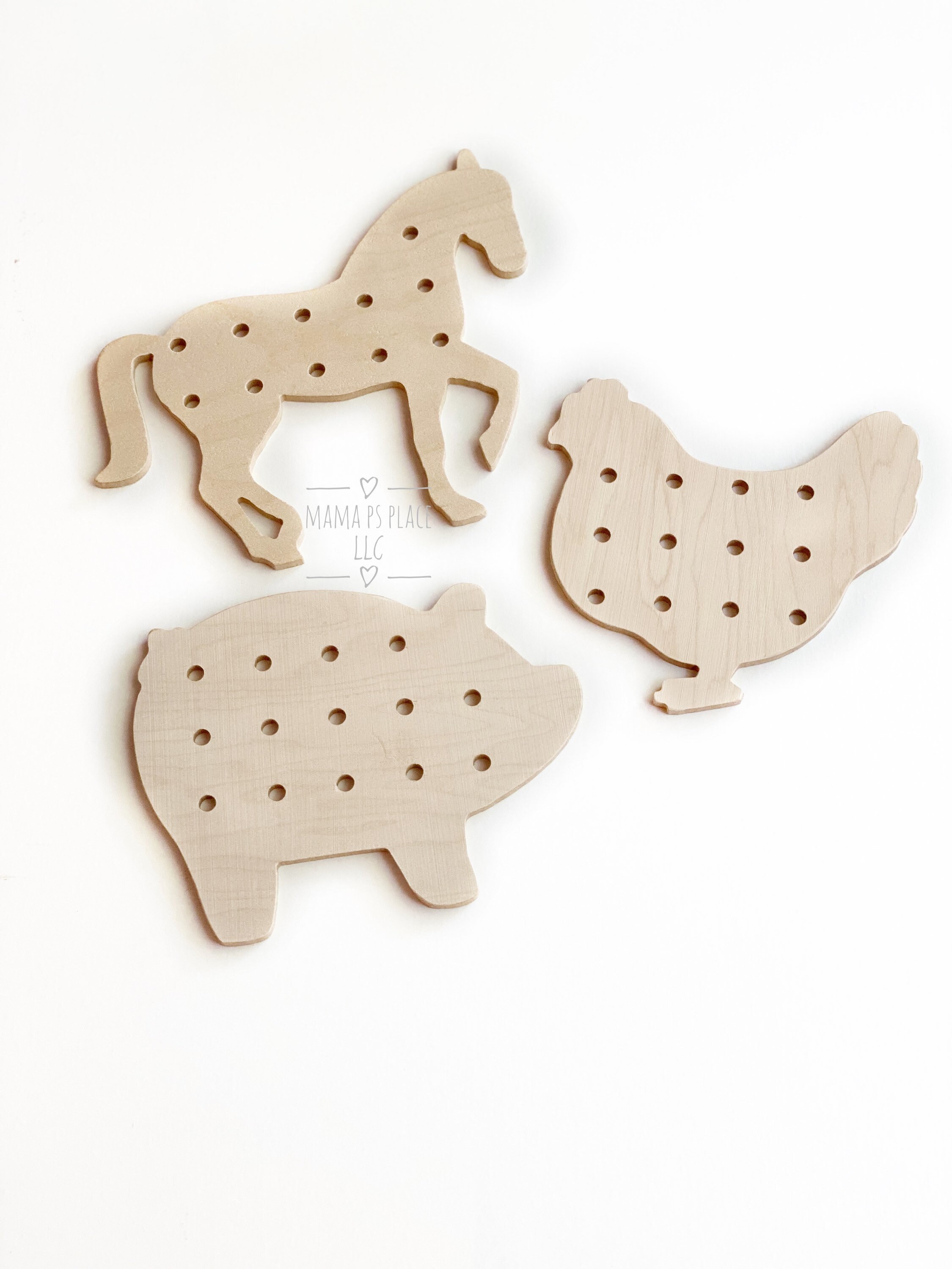 Lacing Board / Toddler Busy Board / Montessori Toy / Waldorf - Etsy