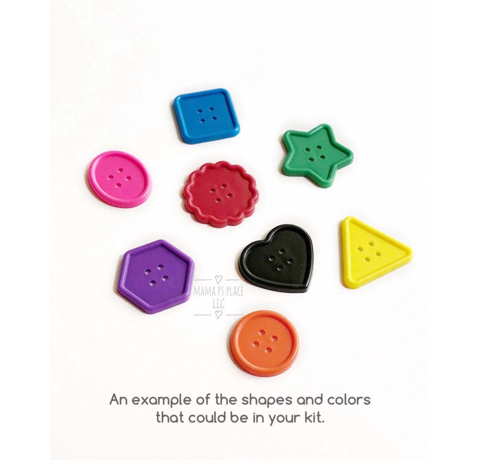 Extra Buttons / Extra Seven Pieces for Kids Sewing Kit / Kids - Etsy