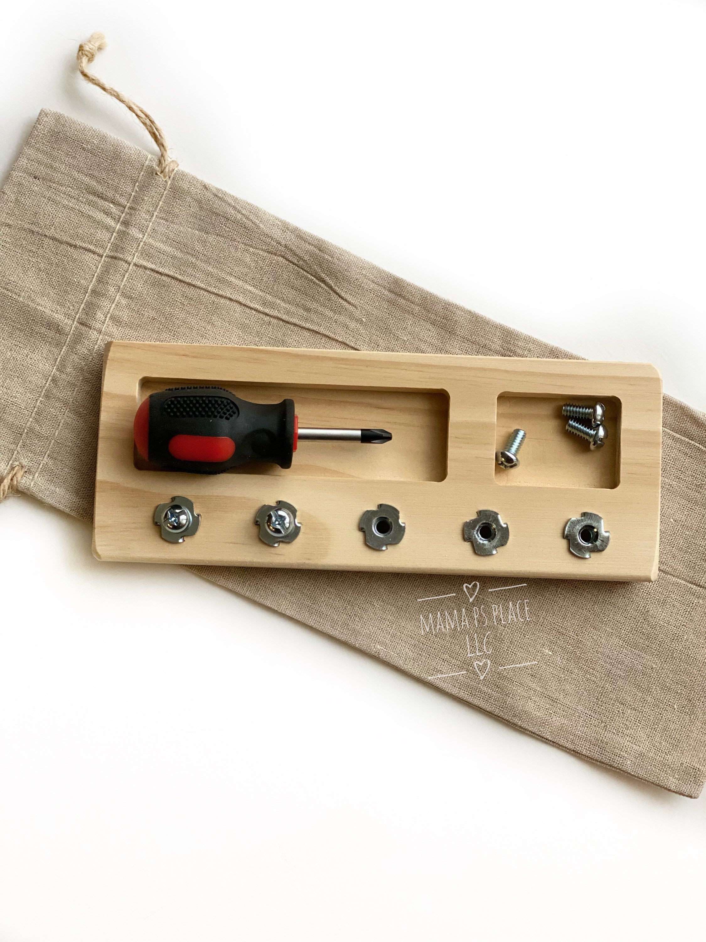 Montessori Screw Board / Toy Screw Board / Life Skills / - Etsy Israel