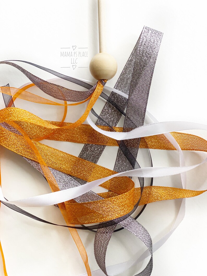 Halloween Ribbon Wand / Magic Wand / Fairy Princess / Trick or | Etsy