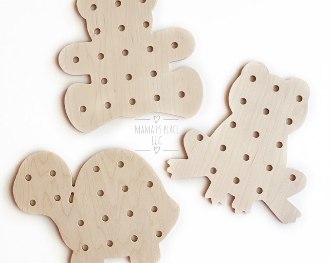 Peg Puzzle / Wooden Peg Board Game / Montessori / Learning Toy - Etsy