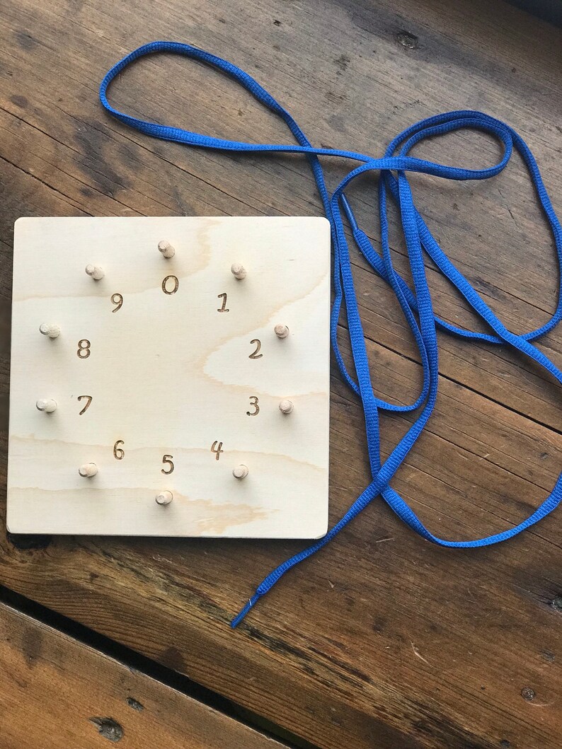 Skip Counting / Board Game / Peg Board / Montessori / Learning | Etsy