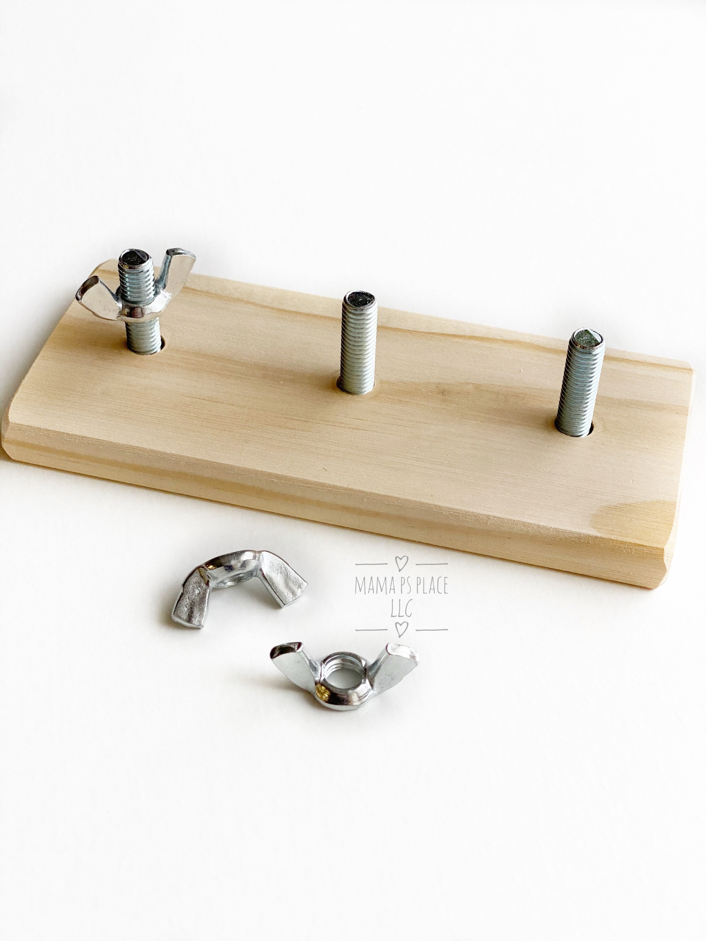 Wing Nut Game / Nuts and Bolts Game / Fastener Toy / - Etsy