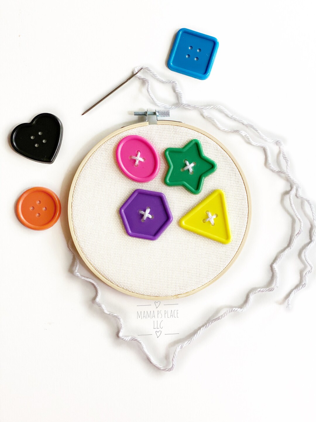 Kids Sewing Kit / Buttons / Button Kit / Learn to Sew / Sewing Kit for ...