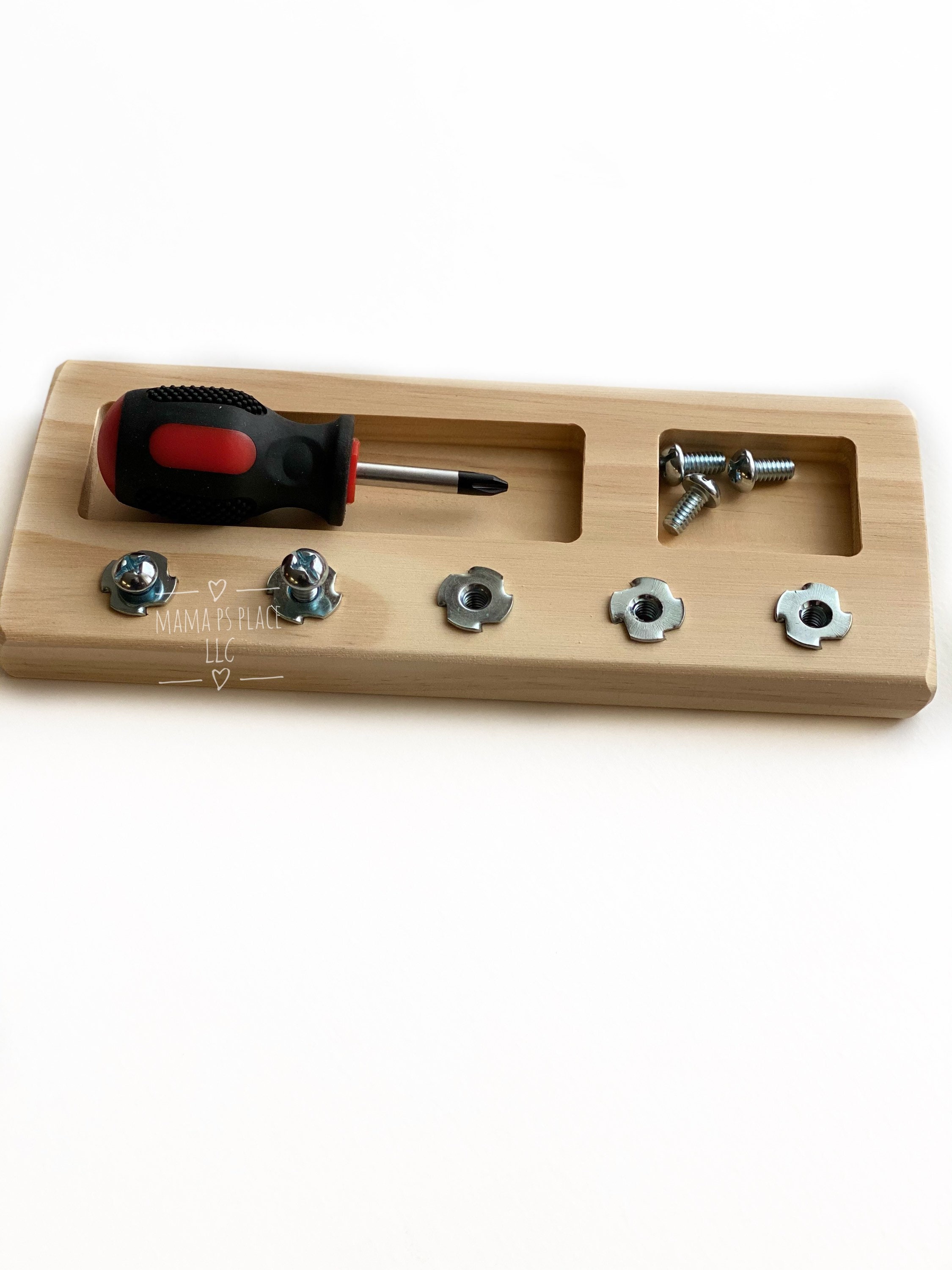 Montessori Screw Board / Toy Screw Board / Life Skills / | Etsy UK