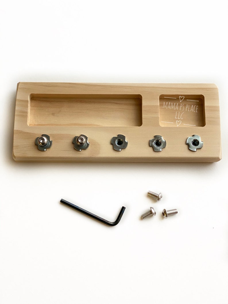 Montessori Screw Board / Toy Screw Board / Life Skills / Educational ...