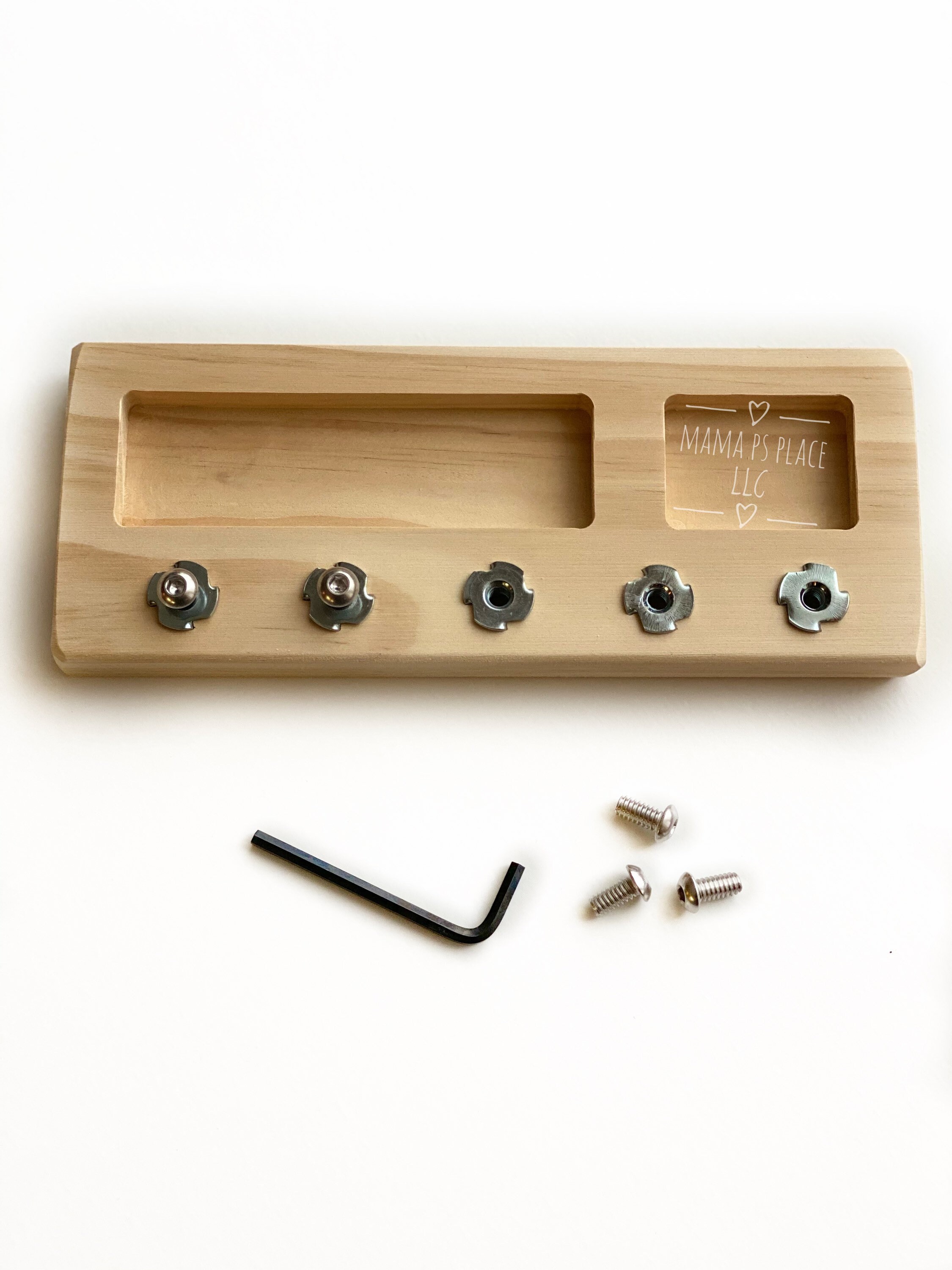 Montessori Screw Board / Toy Screw Board / Life Skills / | Etsy UK