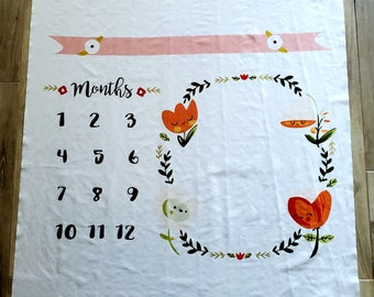 Baby Age Milestone Mats - Etsy