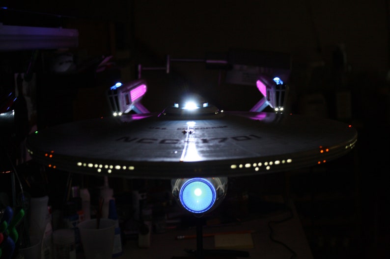 1:350 USS Enterprise Refit Model Kit LED Lighting and Sound Effects Kit ...