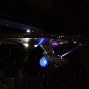 1:350 USS Enterprise Refit Model Kit LED Lighting and Sound Effects Kit ...
