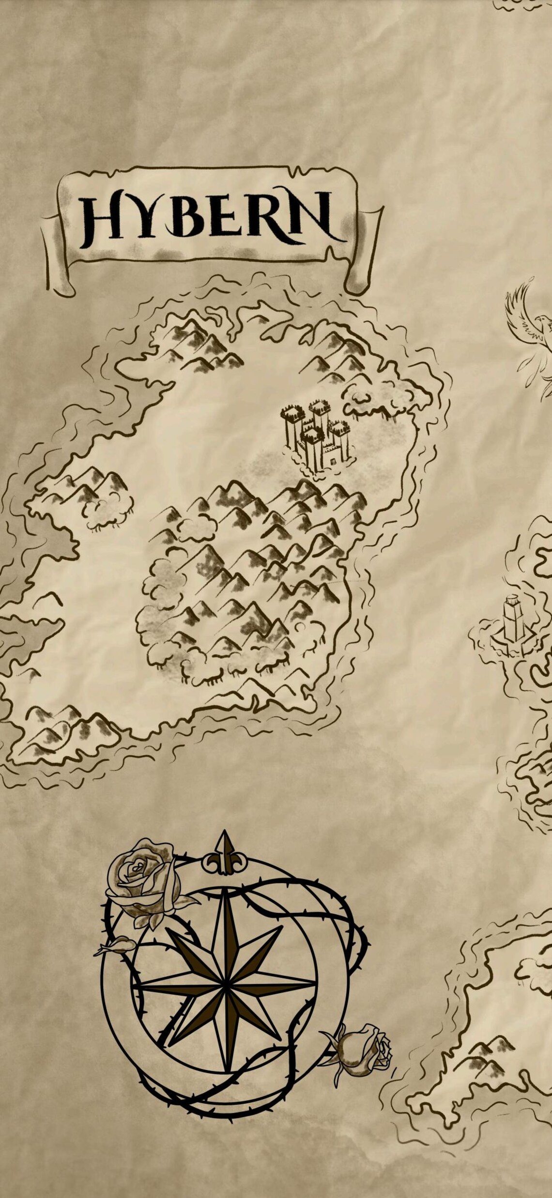 Prythian ACOTAR Fantasy Map Digital File PDF - Etsy Canada