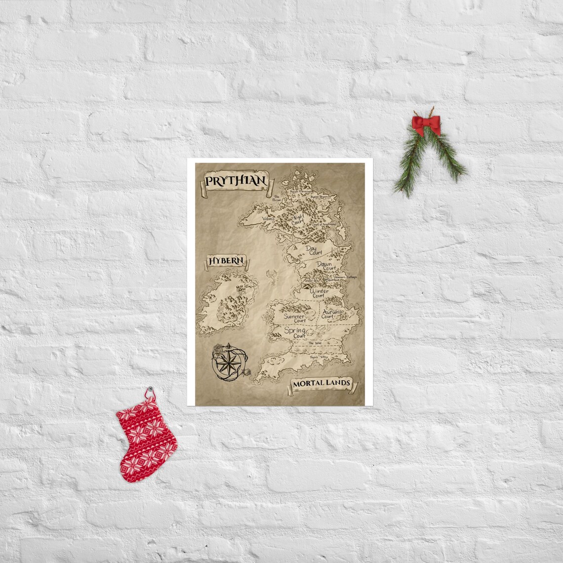 Prythian ACOTAR World Map PRINT - Etsy