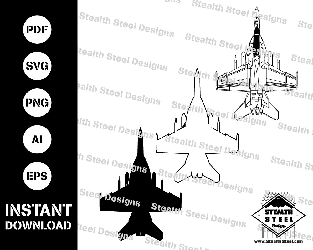 Ea-18g-growler-top View-svg-ai-eps-pdf-vector - Etsy