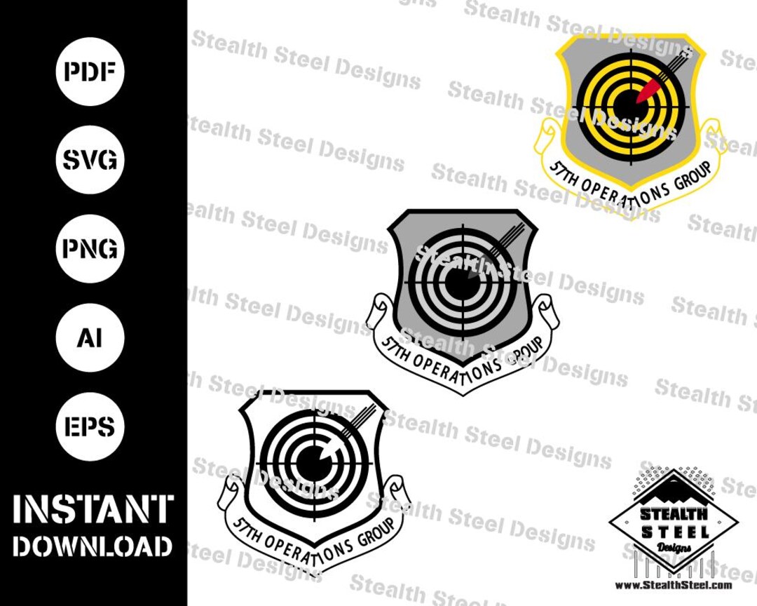 57th Operations Group Patch-svg-ai-eps-pdf-vector - Etsy
