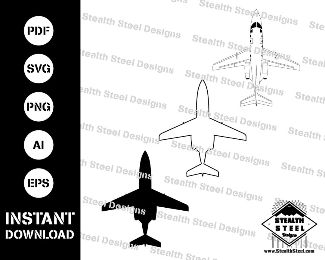 T-1-jayhawk-trainer-top View-svg-ai-eps-pdf-vector - Etsy