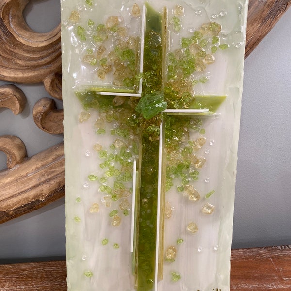 Glass Resin Cross - Etsy