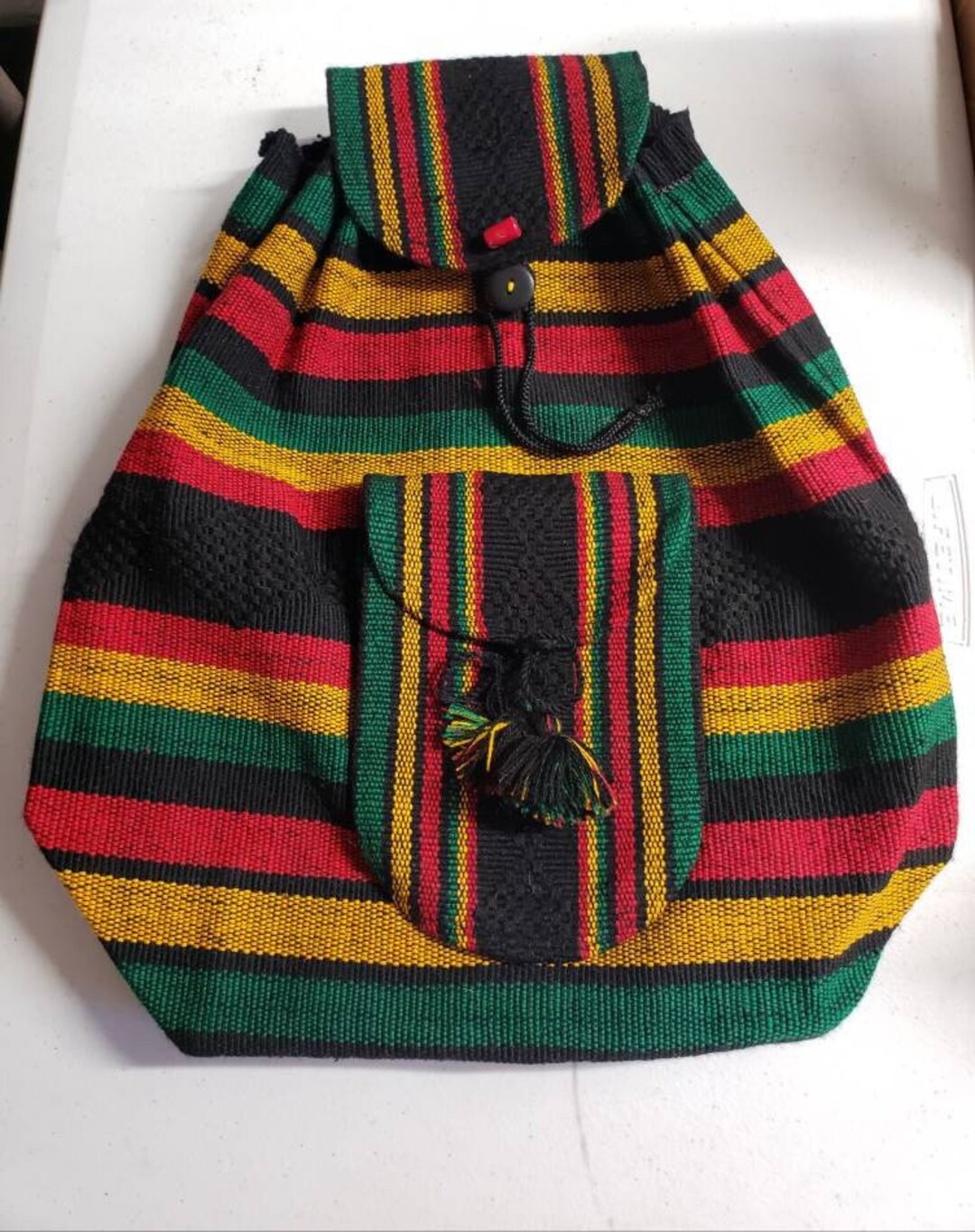 Mexican Backpack wooden Button Boho Bag Trendy Backpack, Hippie Bag ...