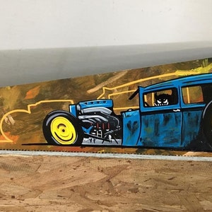 Hand Painted Rat Rod Hand Saw Pinstriping - Etsy