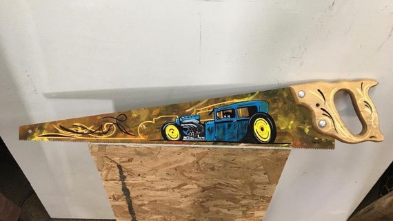 Hand Painted Rat Rod Hand Saw Pinstriping - Etsy