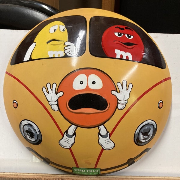 Painted Hubcap - Etsy