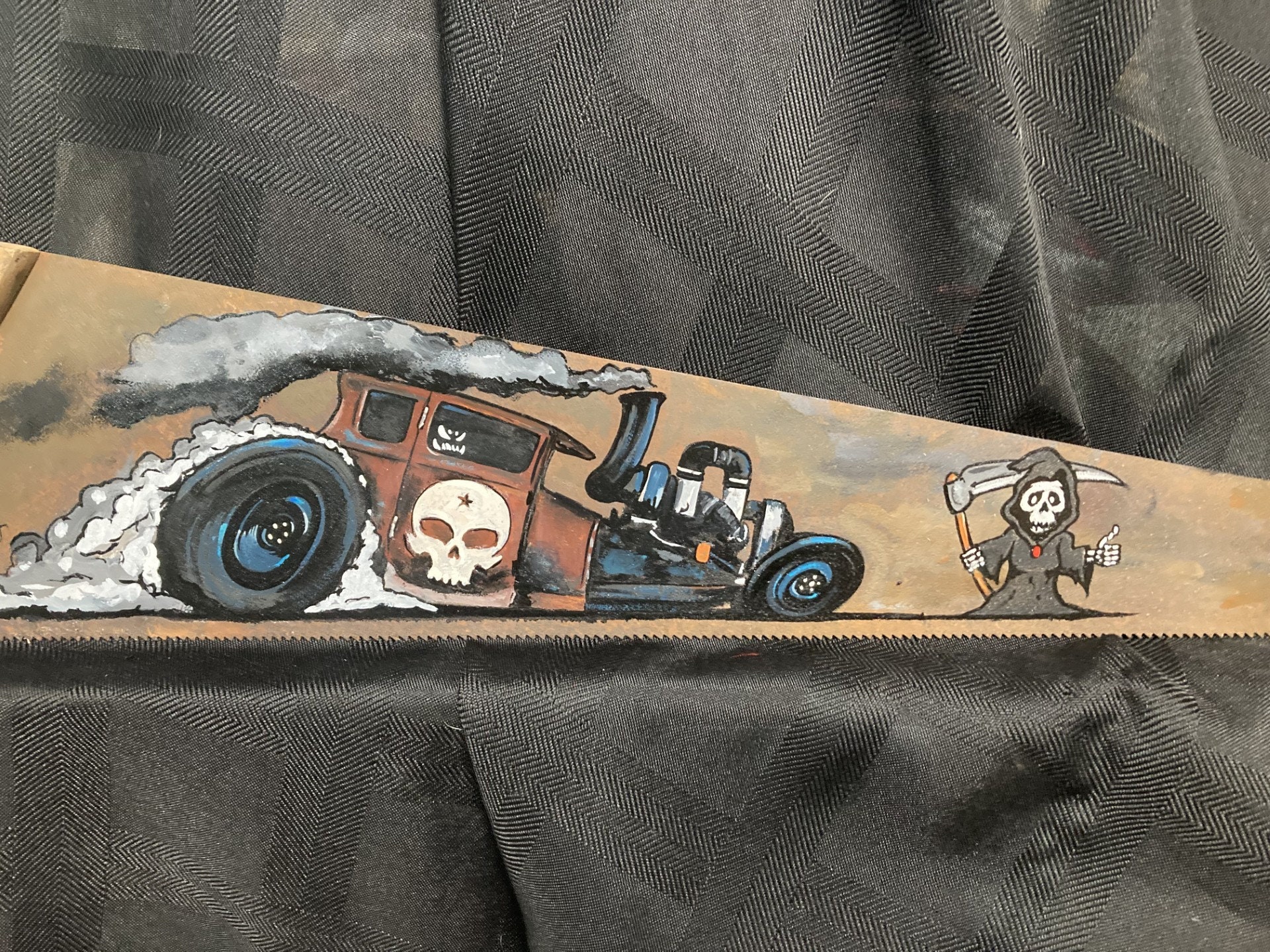 Hand Painted Rat Rod Hand Saw Pinstriping - Etsy