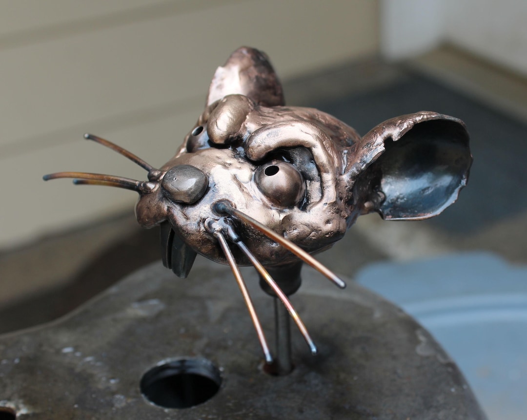 Rat Head Rat Rod Gear Shift Knob Hand Made All Metal - Etsy