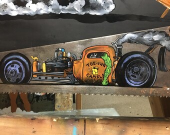 Hand Painted Saw - Etsy