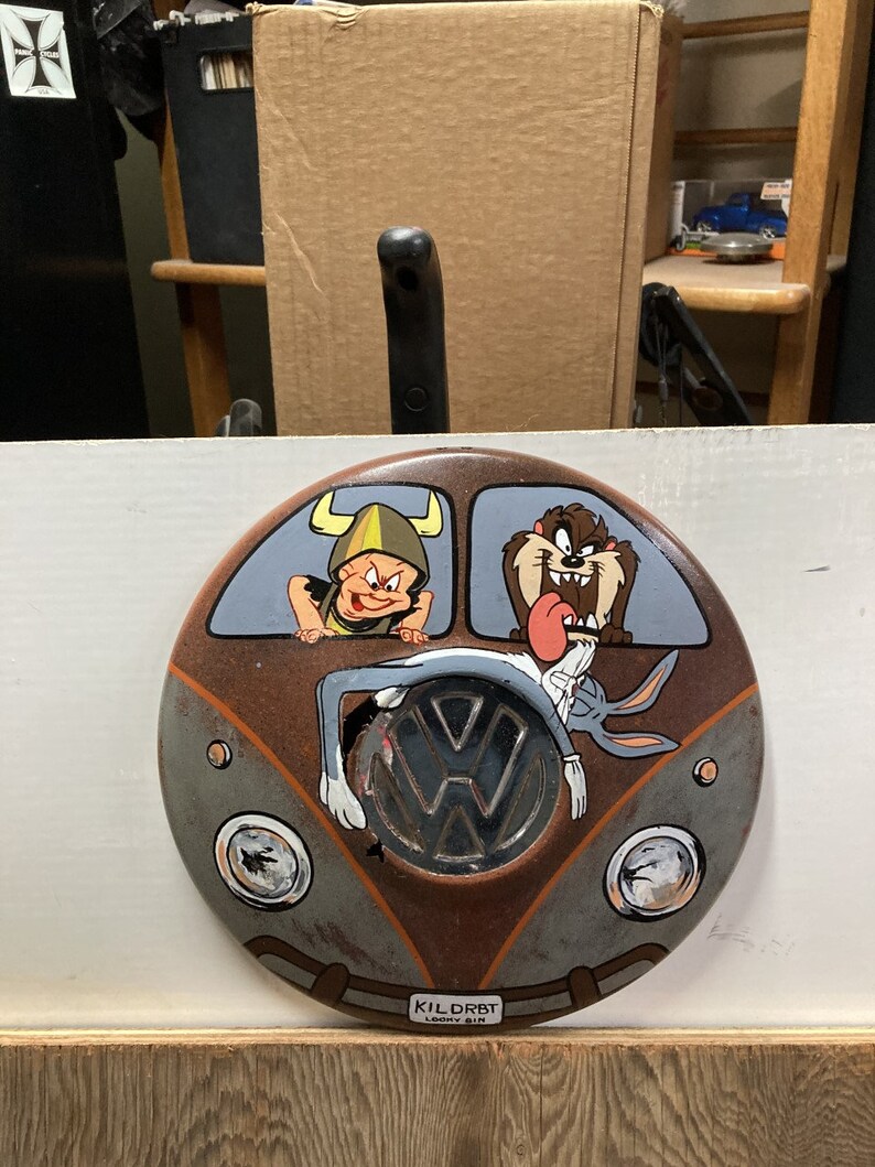 Bugs Bunny Viking Elmer Fudd and Tazmanian Devil Hand Painted Vintage ...